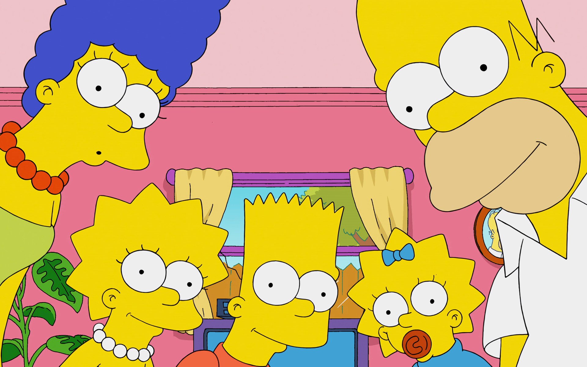 The Simpsons — 2K Quad HD Family Wallpaper