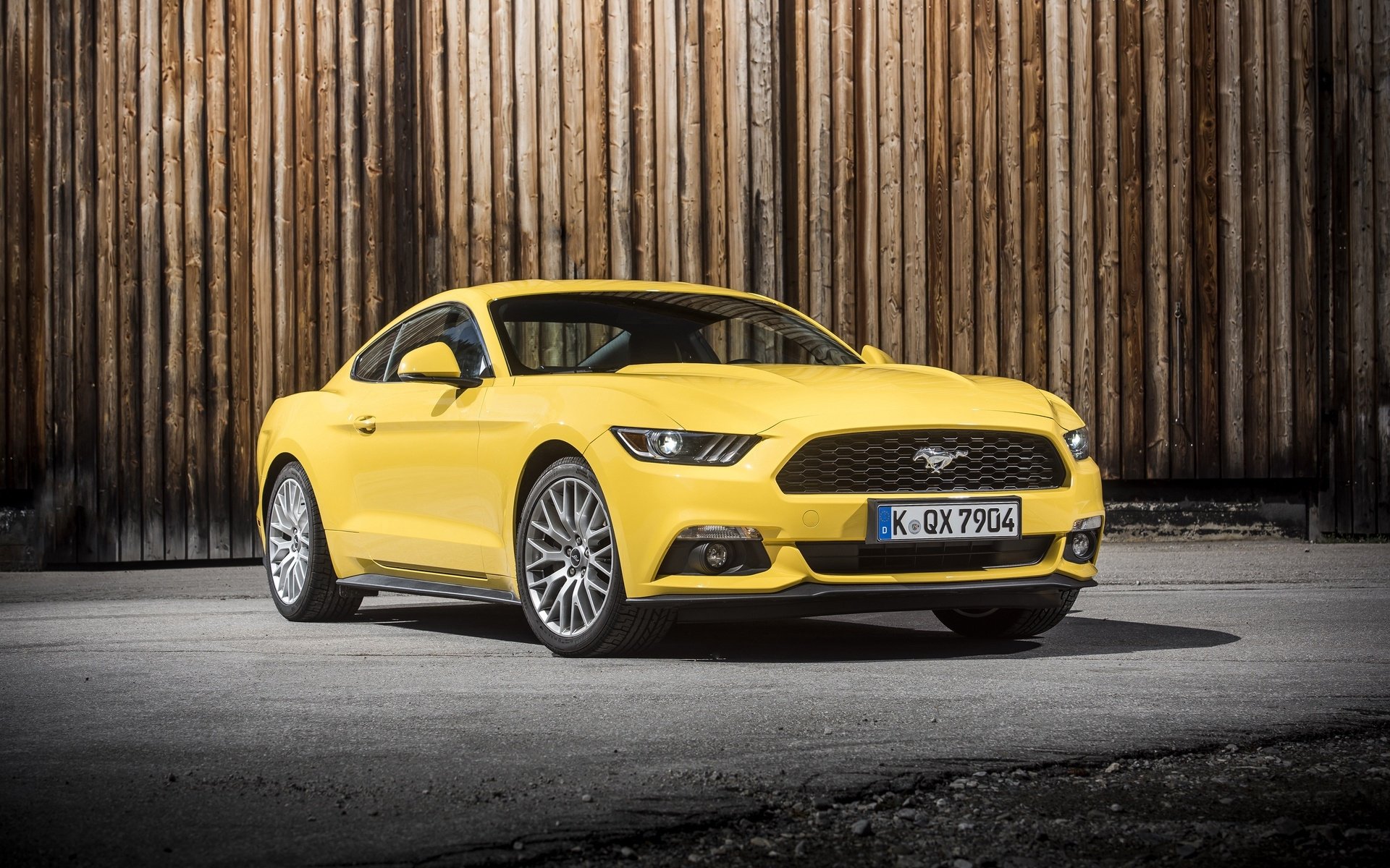 Download Muscle Car Yellow Car Car Ford Vehicle Ford Mustang HD Wallpaper