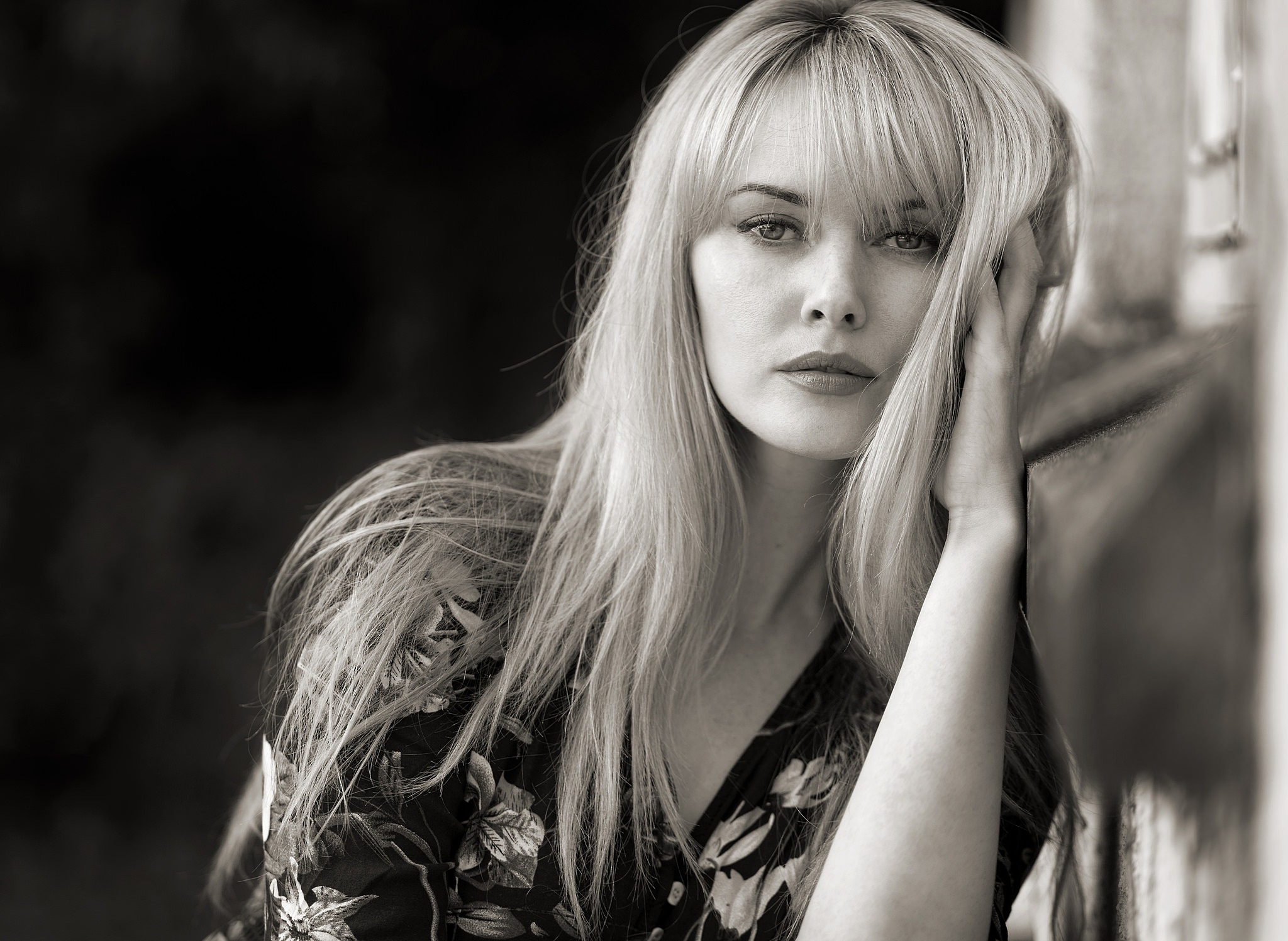 Download Black & White Woman Model HD Wallpaper by keri hambly