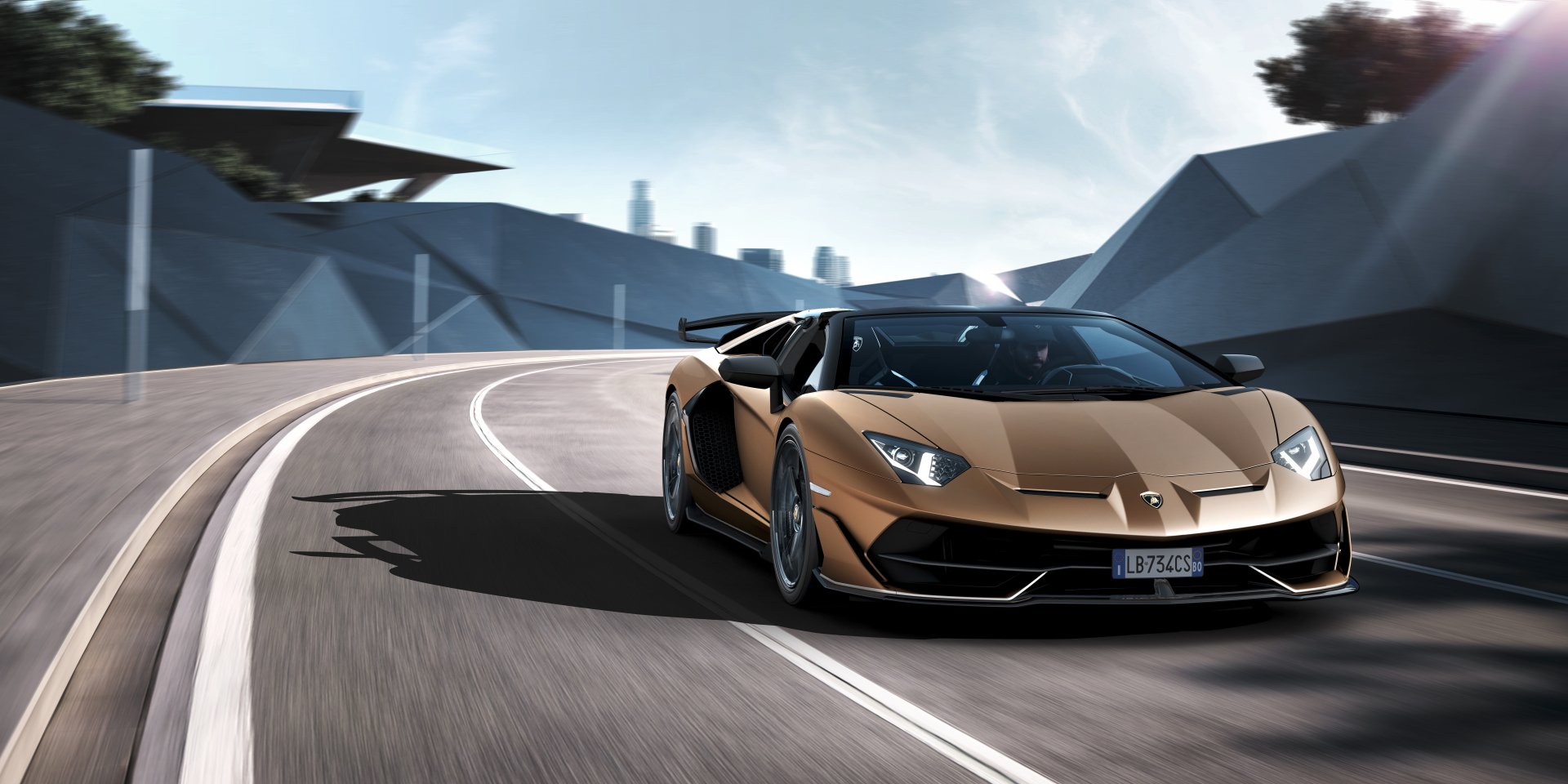 Download Brown Car Supercar Car Lamborghini Lamborghini Aventador ...