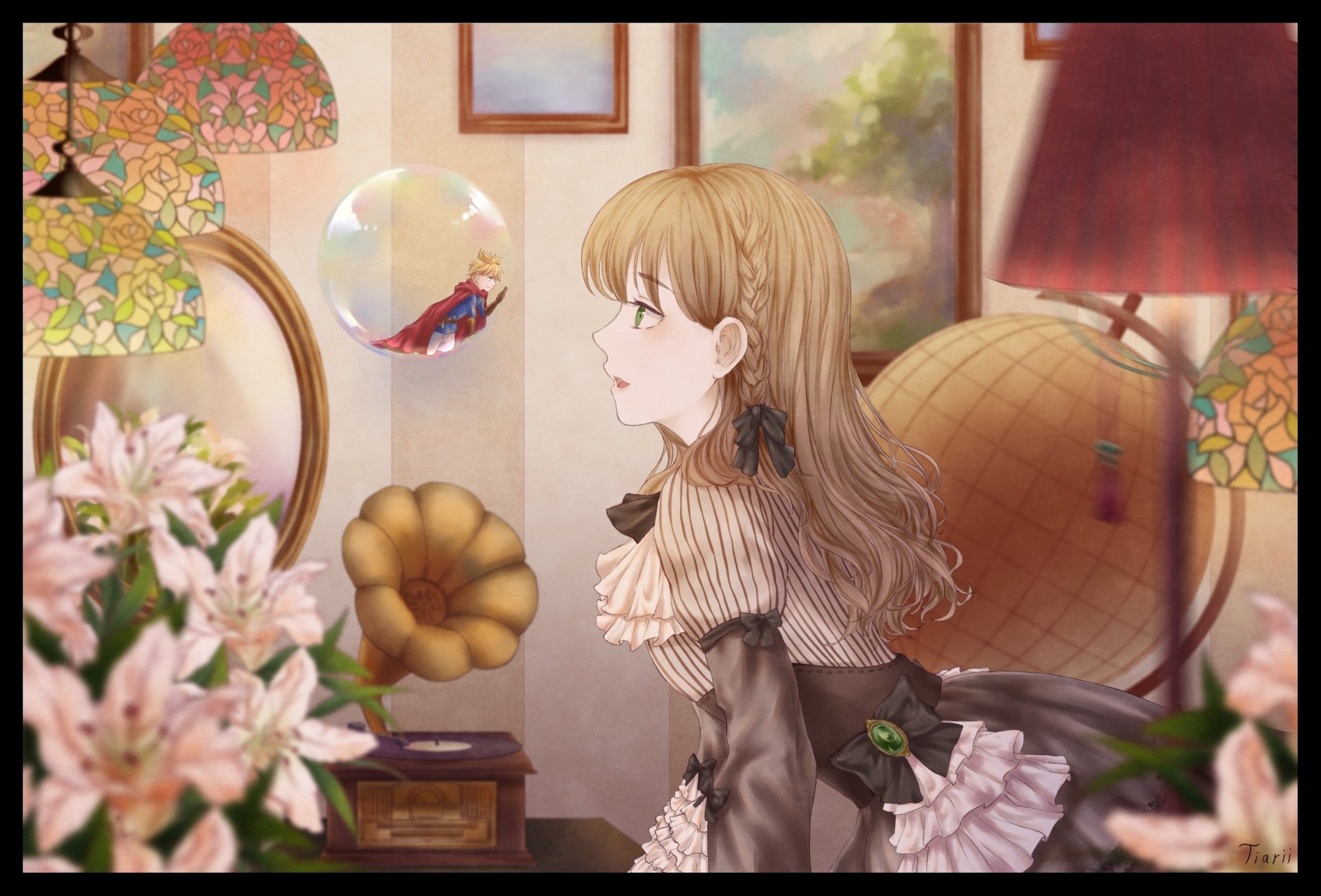 Enchanted Anime Haven HD Wallpaper by Tiarii