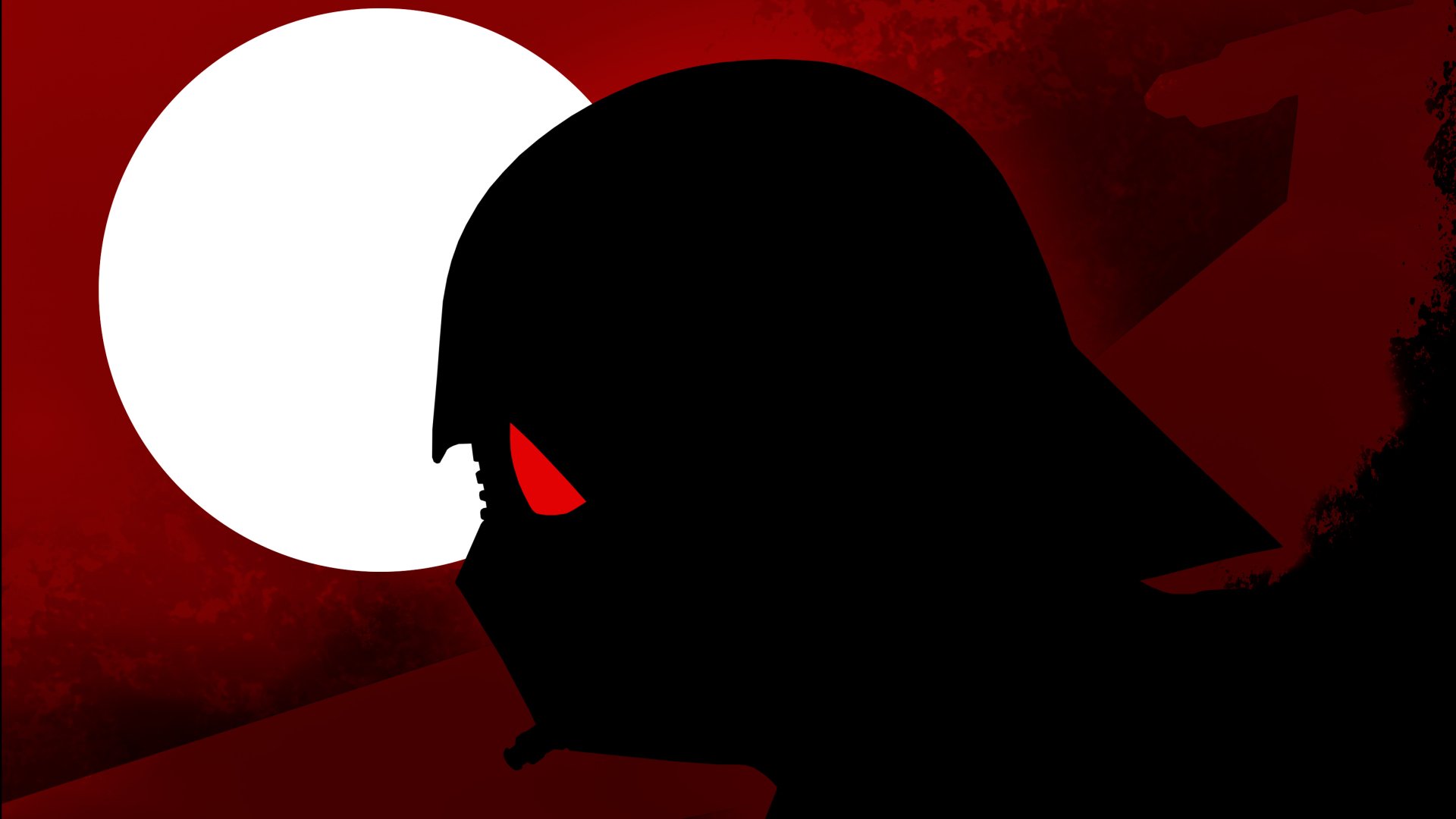 Download Silhouette Darth Vader Sci Fi Star Wars HD Wallpaper by Casper ...